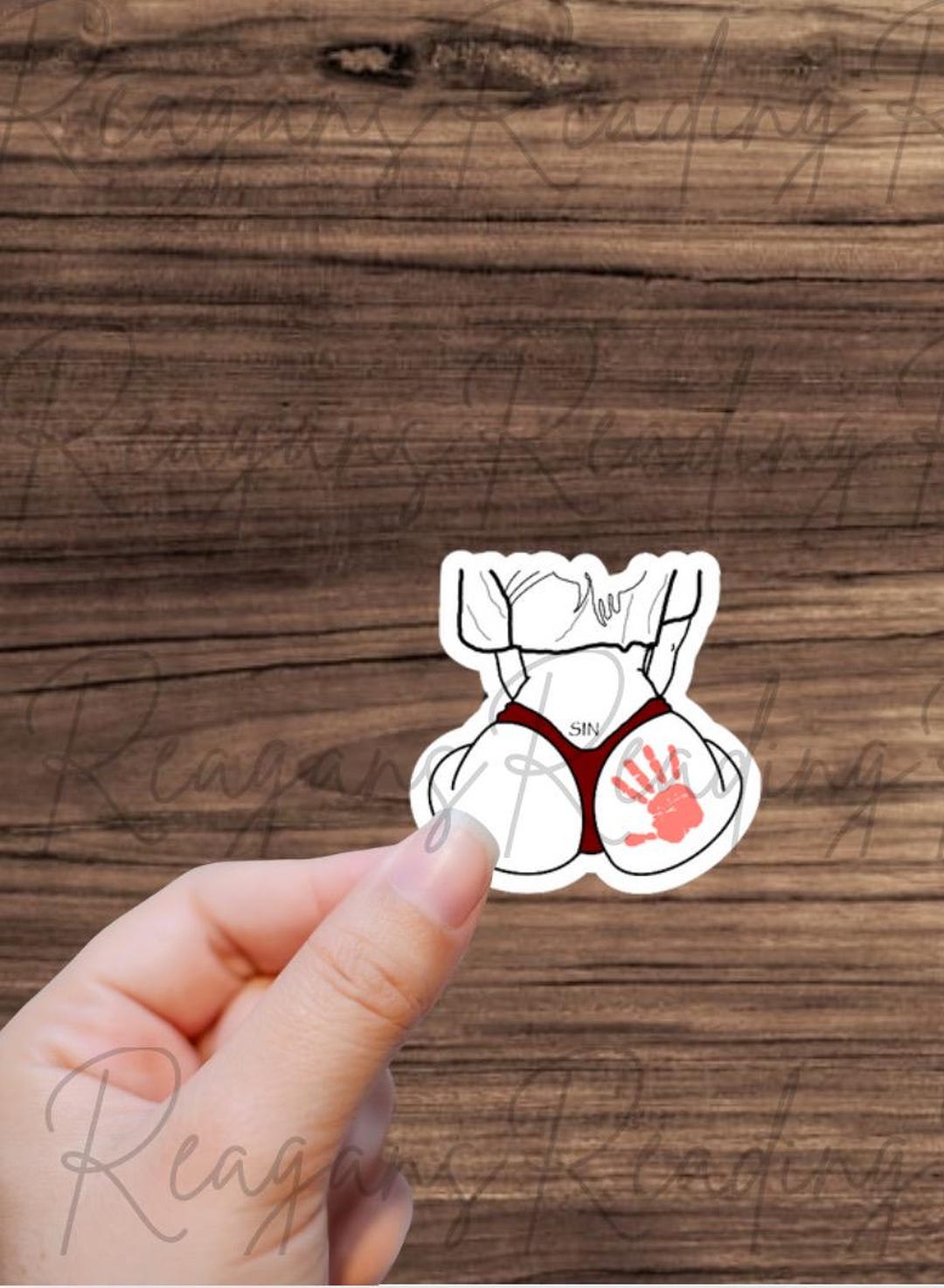 Officially Licensed Sin Booty Sticker - Etsy