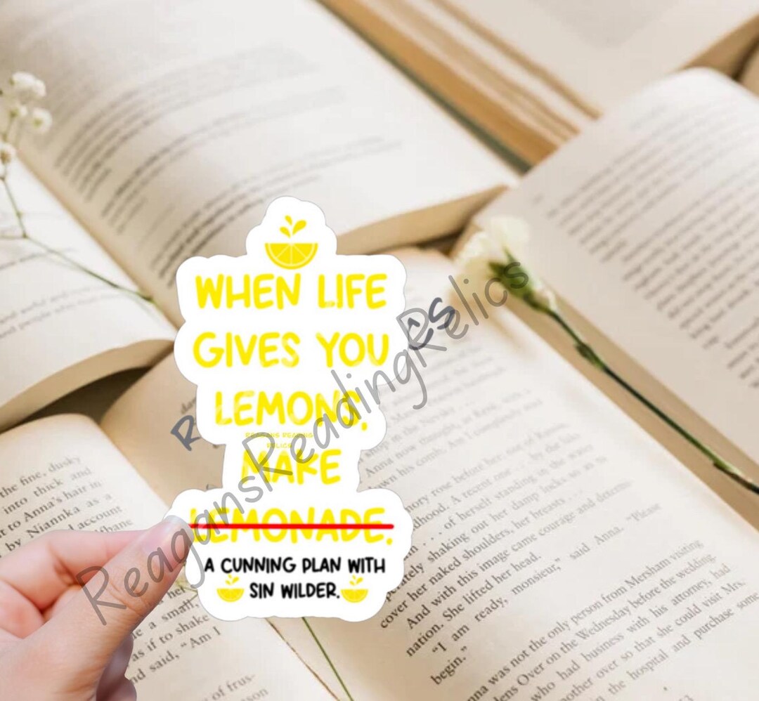 Officially Licensed When Life Gives You Lemons Sin Wilder Sticker - Etsy