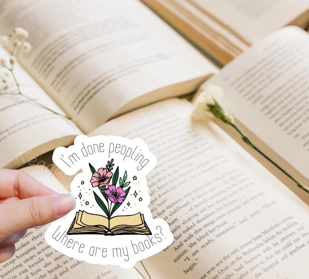Im Done Peopling Where Are My Books - Etsy