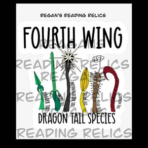 Fourth Wing Dragon Tail Species - Etsy