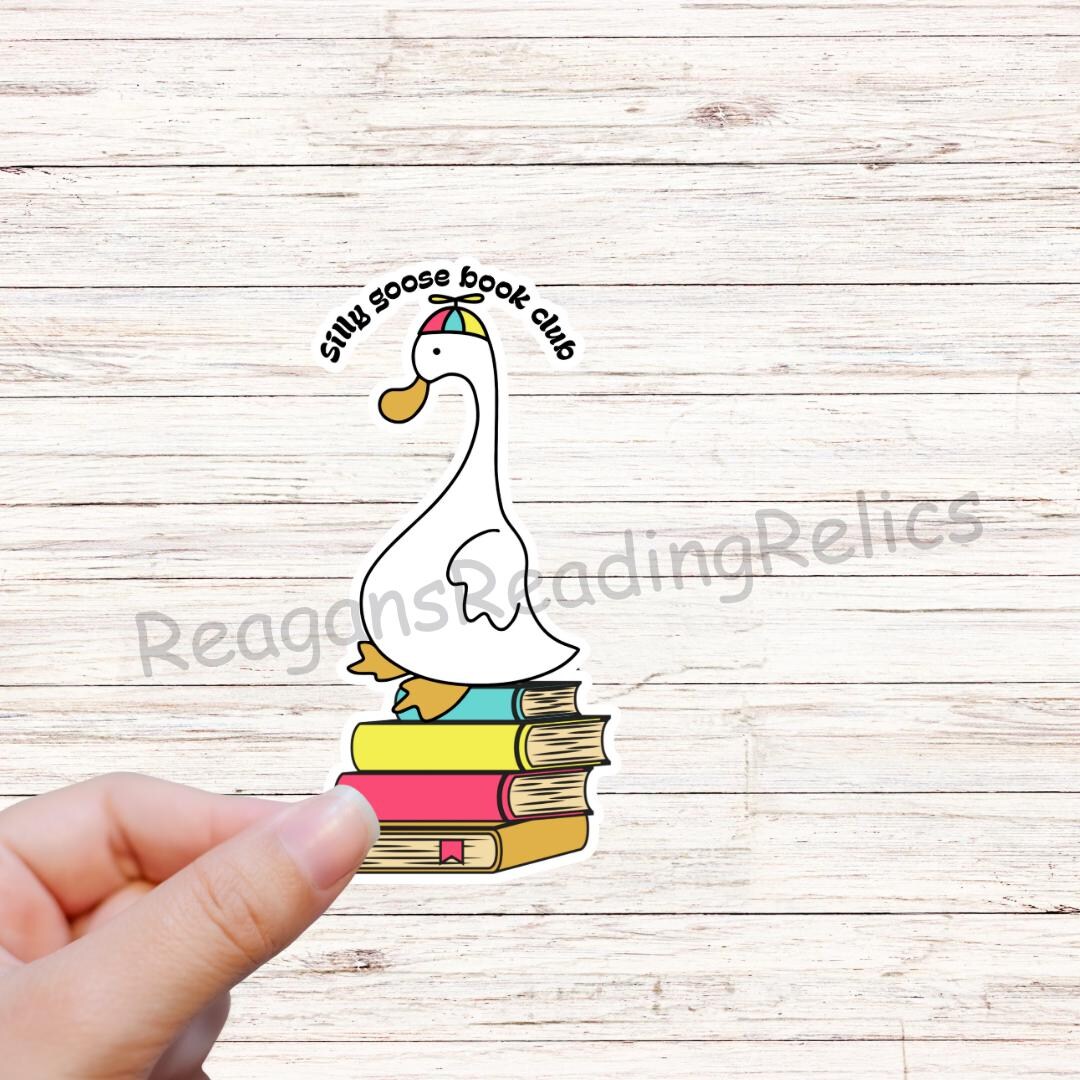 Silly Goose Sticker and Bookmark Pack - Etsy