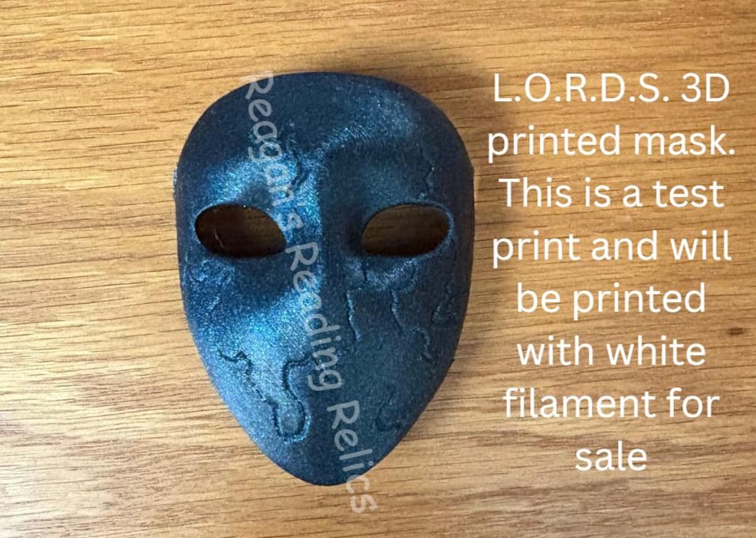 Officially Licensed 3D Printed L.O.R.D.S. Mask - Etsy