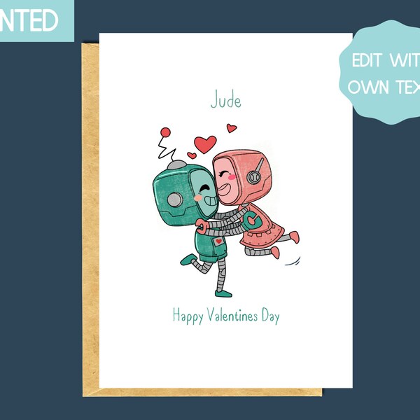 Cute Valentine Card - Etsy
