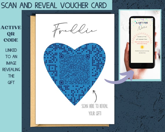 Scratch and Reveal Gift Surprise Reveal Card Personalised - Etsy