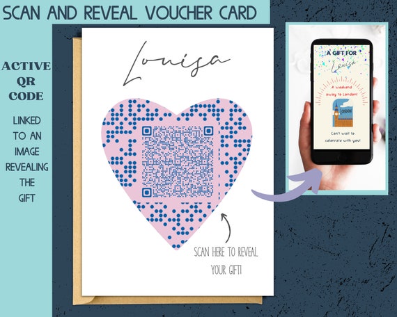 Surprise Reveal Card Scratch and Reveal Gift Personalised - Etsy