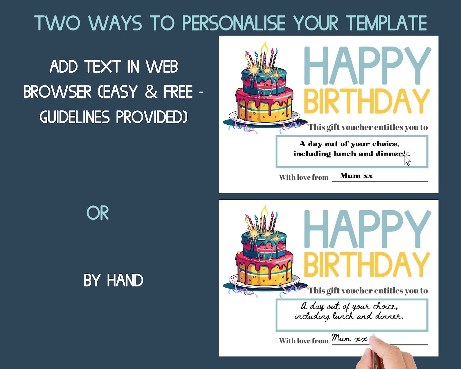 Instant Download Gift Voucher, Digital Download Gift Certificate ...