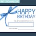 Printable Birthday Gift Certificate, Instant Download Gift Card, Happy ...