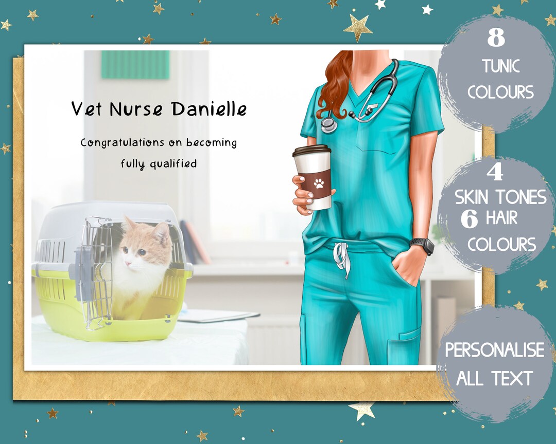 Vet Graduation Card, Vet Nurse Card, Vet Birthday Card, Dentist ...