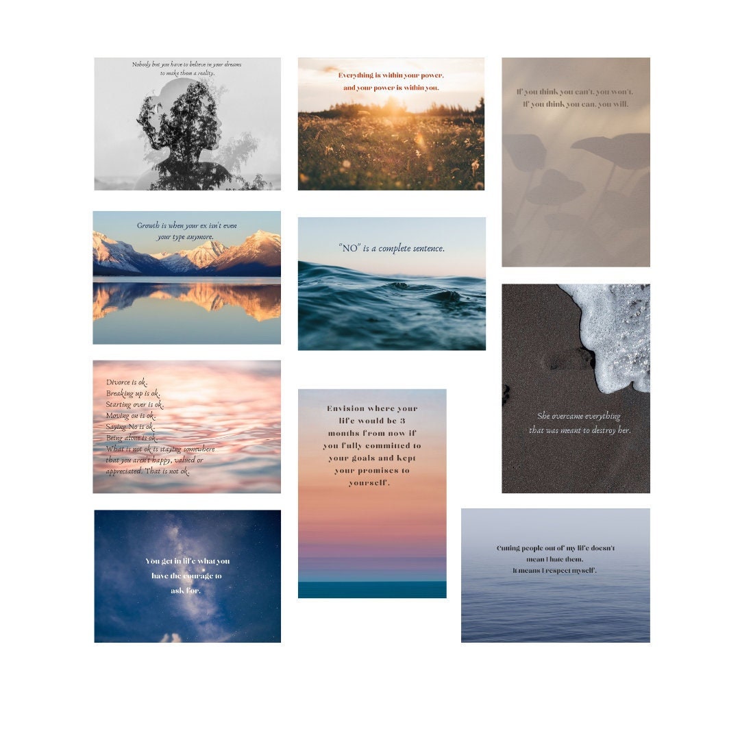 Postcard Sayings - 10 Postcards With Empowering Sayings Quotes ...