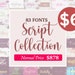 83 Fonts Bundle Collection Handwritten Font Calligraphy - Etsy