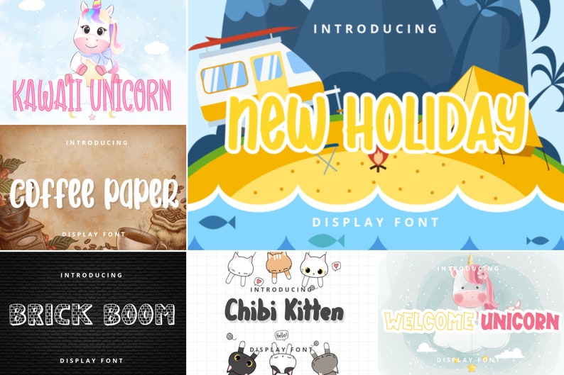 Mega Collection Font Bundle, Font Bundle for Cricut, Goodnotes Fonts ...