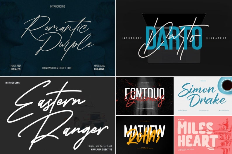 Sans Serif Script Bundle Collection, 329 Premium Fonts, Fonts, Sans ...