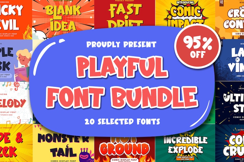 Playful Font Bundle, Cute Font, Craft Font, Handwritten Font, Cricut ...