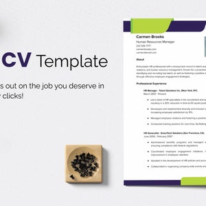 HR CV Template Download, CV Template Design in Word, Google Docs, Pdf ...