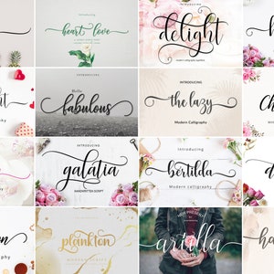 Handwritten Font Bundle - Crafty Font, Cricut Font, Procreate Font ...