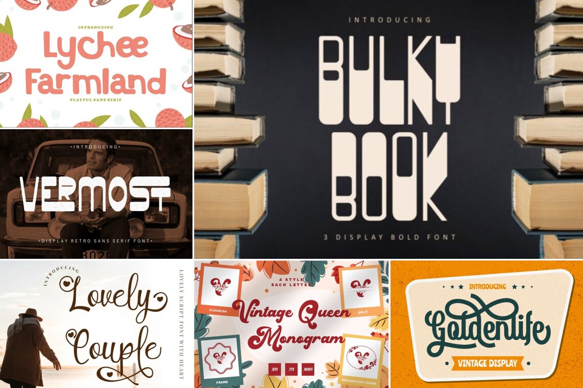 117 Font Bundle Calligraphy Font, Script Font, Farmhouse Font, Cricut Font, Procreate Font ...