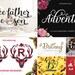 Decorative Font and Monogram Font Bundle - Calligraphy Fonts,cricut ...