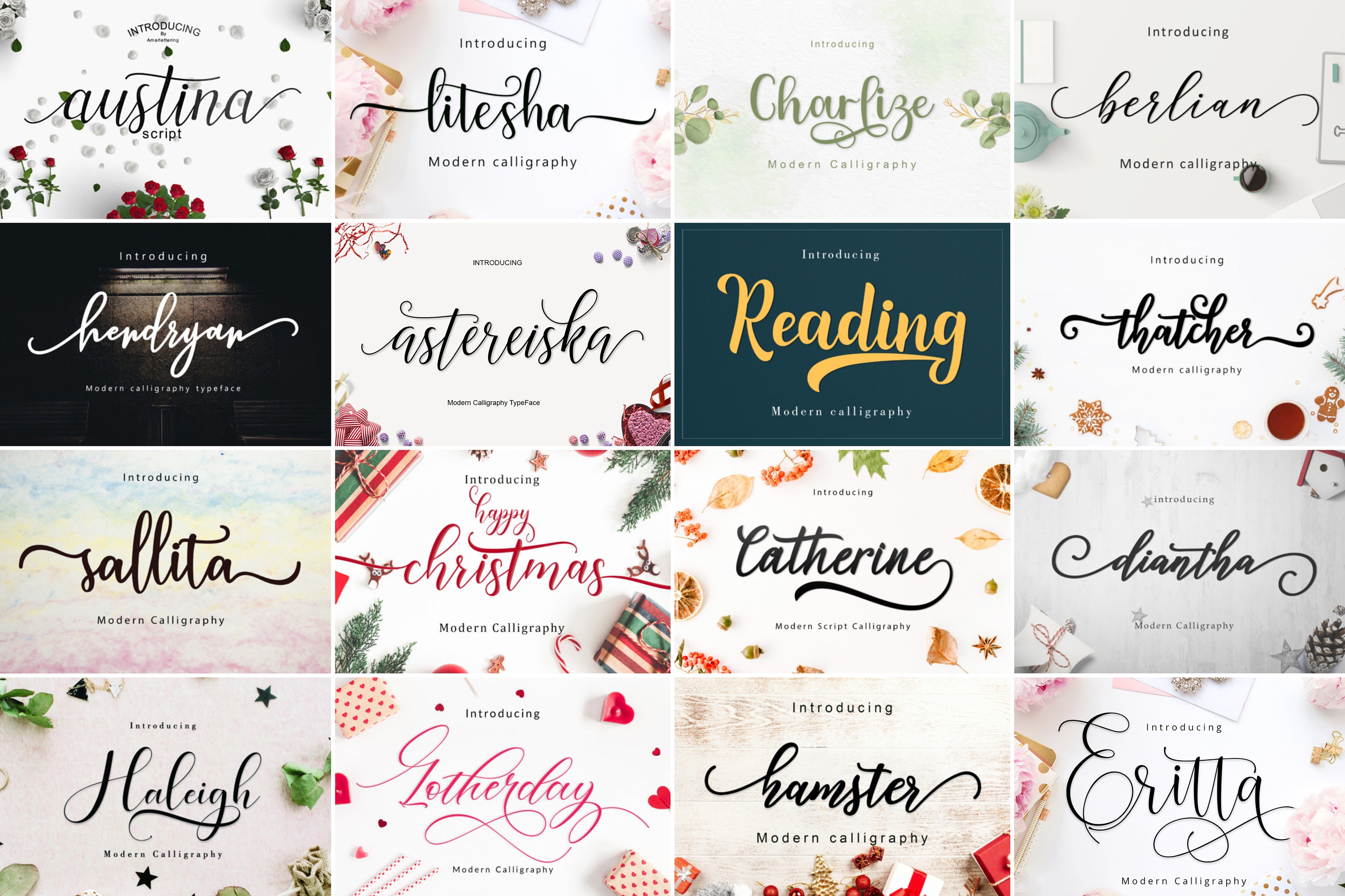 Handwritten Font Bundle - Crafty Font, Cricut Font, Procreate Font ...