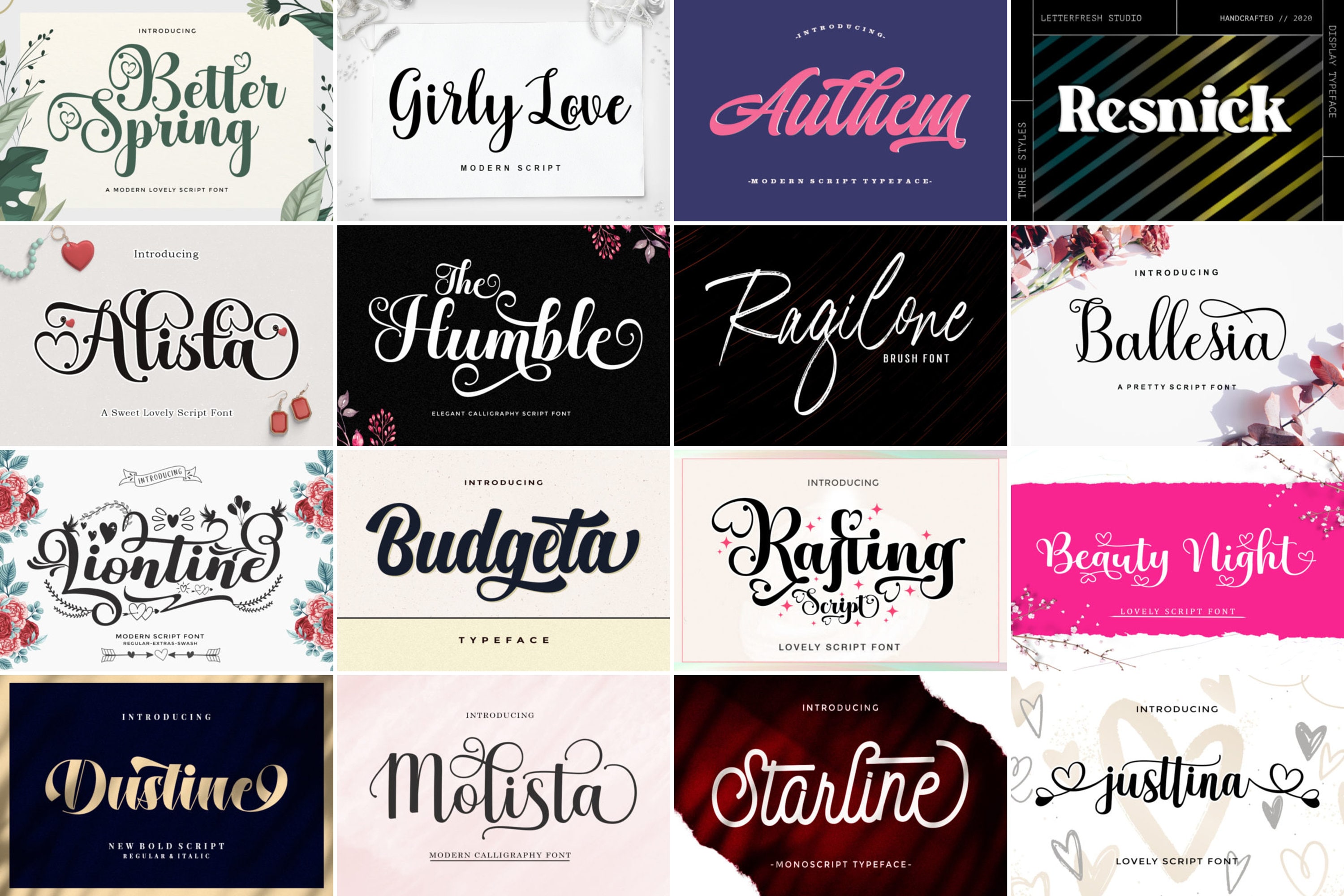 Mega Collections Font Bundle - Font Bundle, Cricut Fonts, Procreate ...