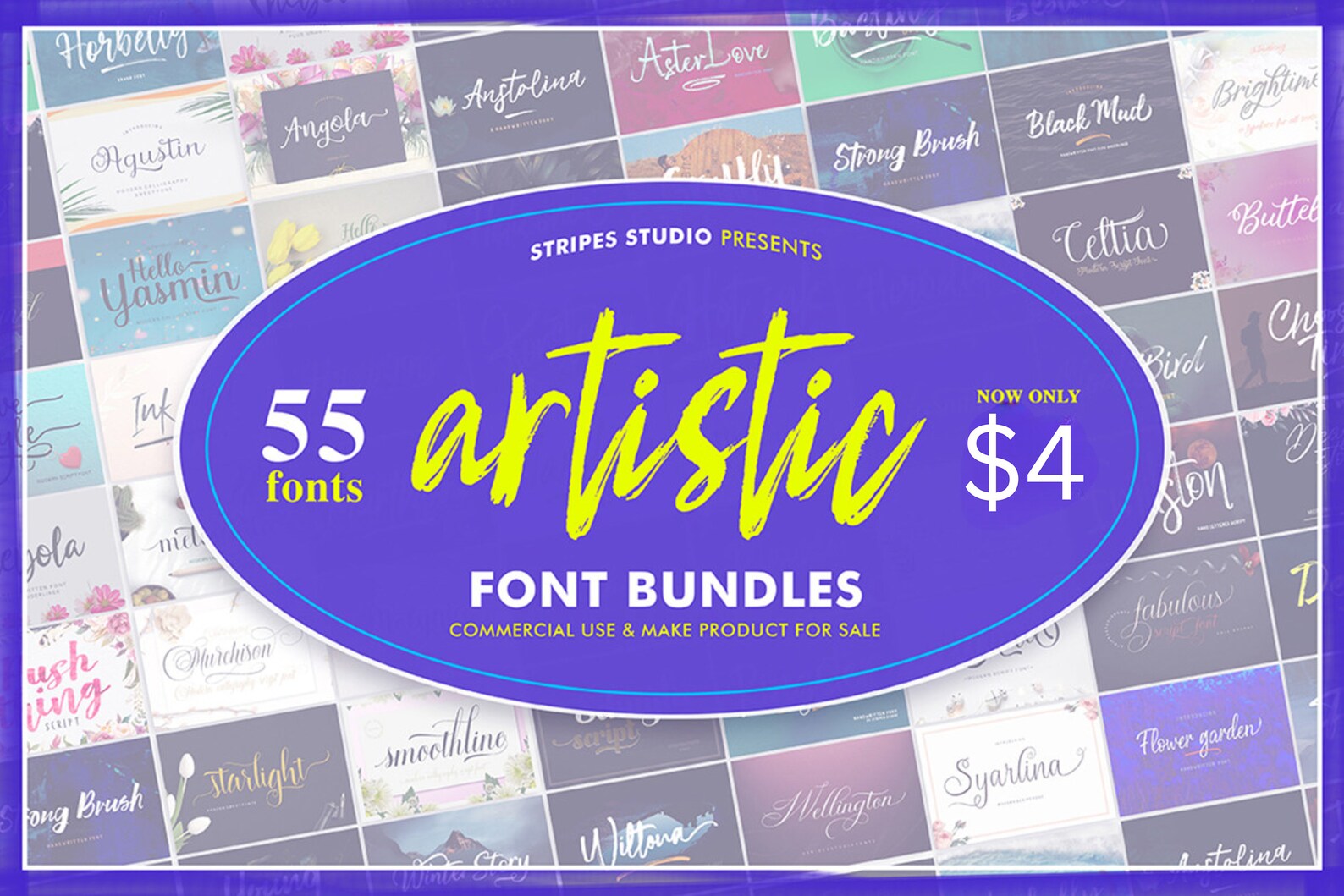 50+ Fonts Bundle Collection With Tails That Can Be Use on Cricut ...