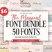 New Magical Font Bundle - Font Bundle, Handwritten Font, Calligraphy ...