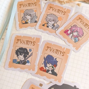 Honkai: Star Rail Wanted Posters Sticker Set - Artist Gepard and Artist ...