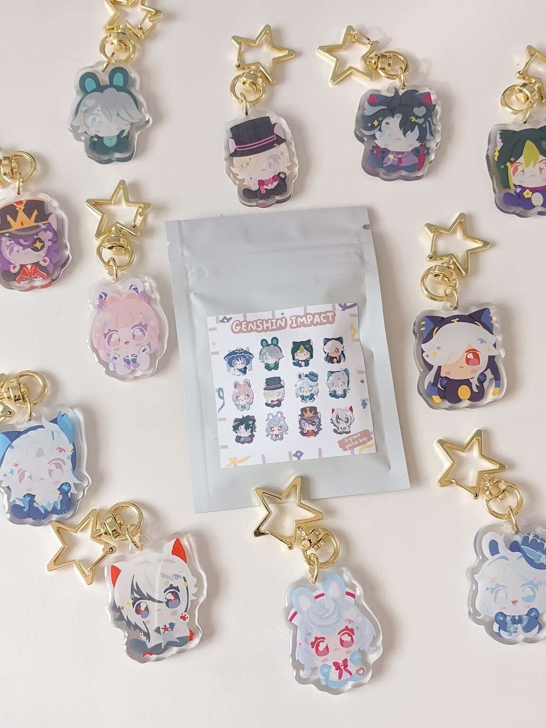 Genshin Impact Gacha Bag B-grade Charms, Mystery Bags, Blind Bags - Etsy