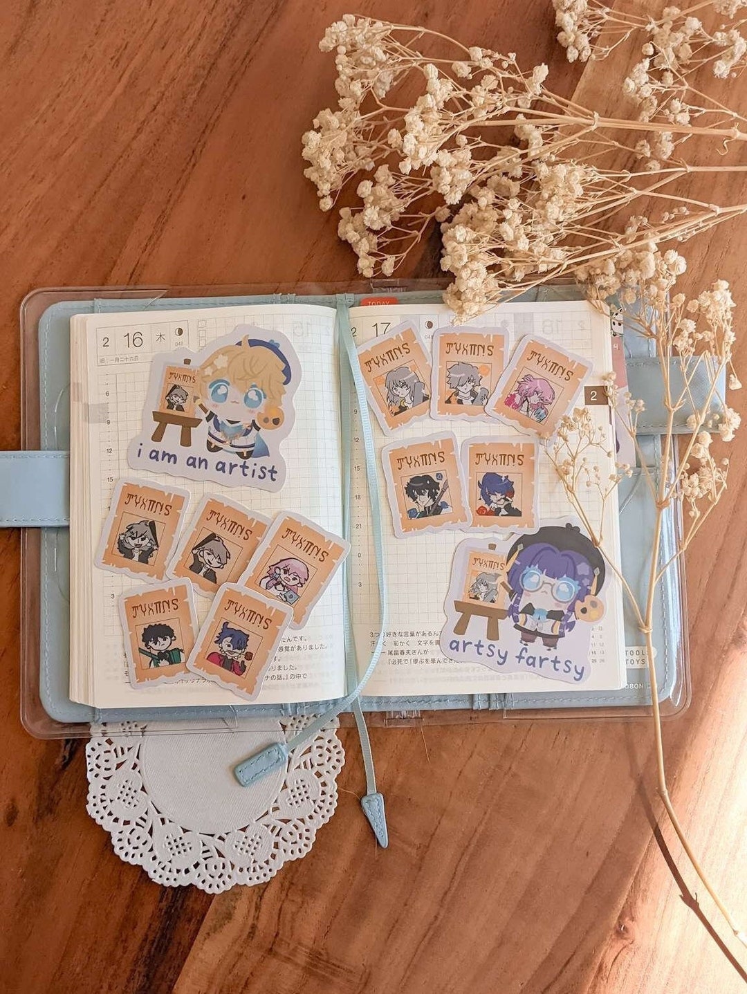 Honkai: Star Rail Wanted Posters Sticker Set - Artist Gepard and Artist ...