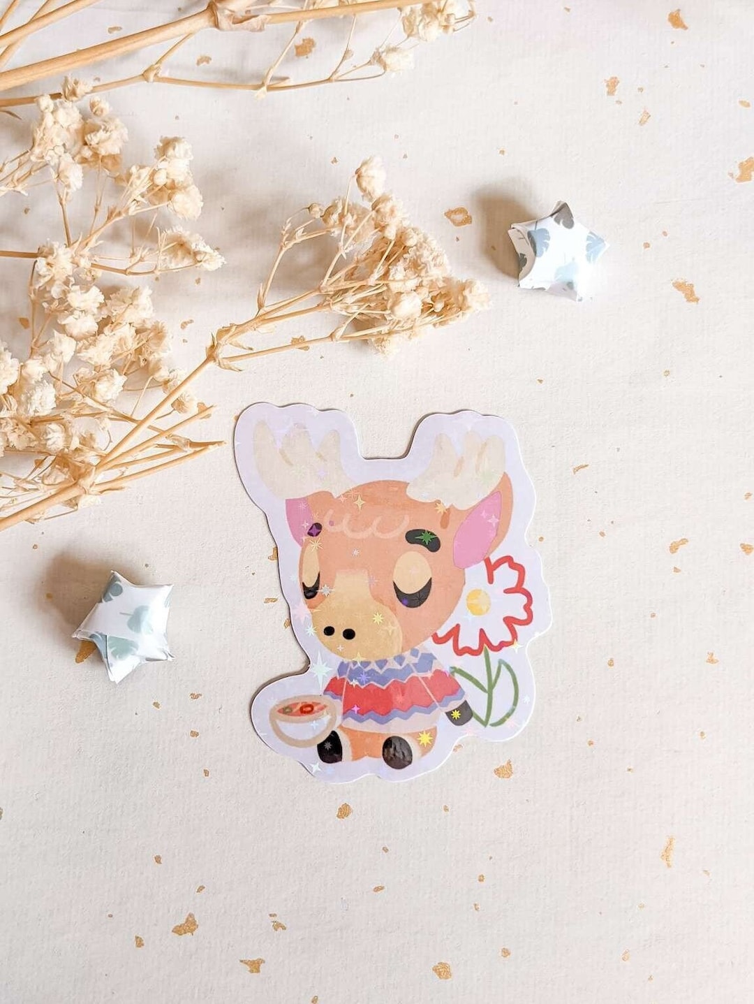 Erik Animal Crossing Holographic Waterproof Vinyl Sticker New Horizons ...