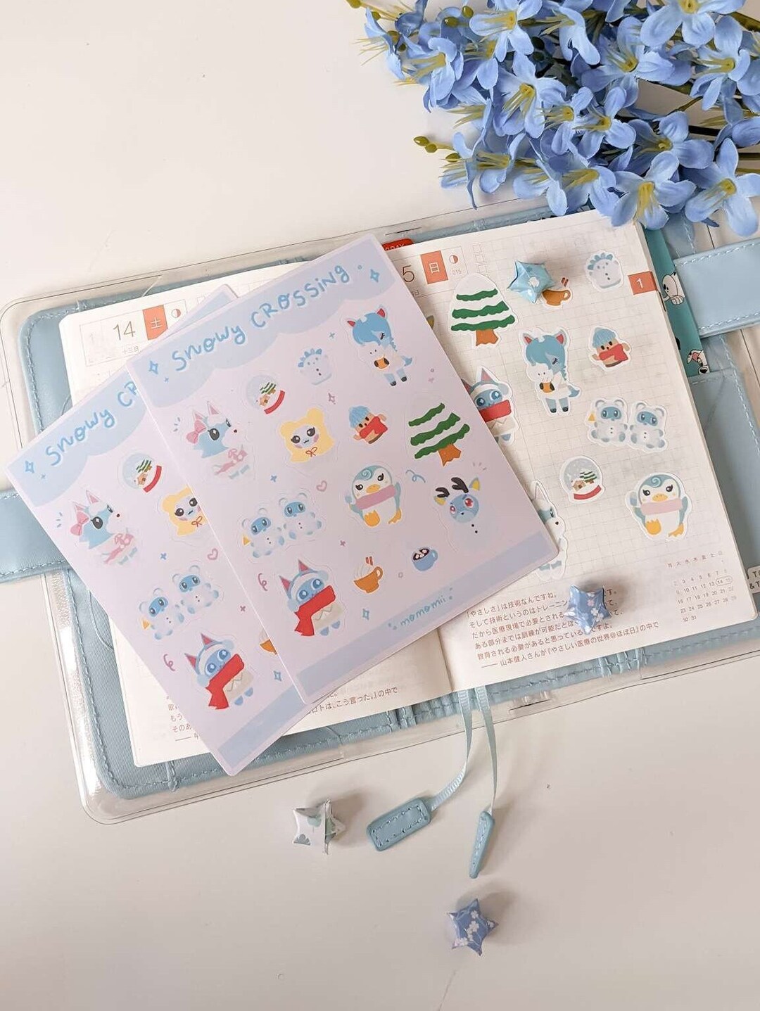 14pc Sticker Sheet - Snowy Crossing | Skye, Flurry, Julian, Timmy ...