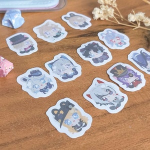 Genshin Impact Fontaine Sticker Set of 11 - Matte Die Cut Stickers ...