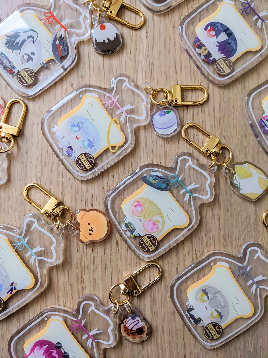 Honkai: Star Rail Bakery Charms 2.5inch - Jing Yuan, Blade, Kafka, Dr ...