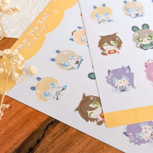 Honkai: Star Rail Sticker Sheet Vol. 2 Gepard Serval Lynx - Etsy