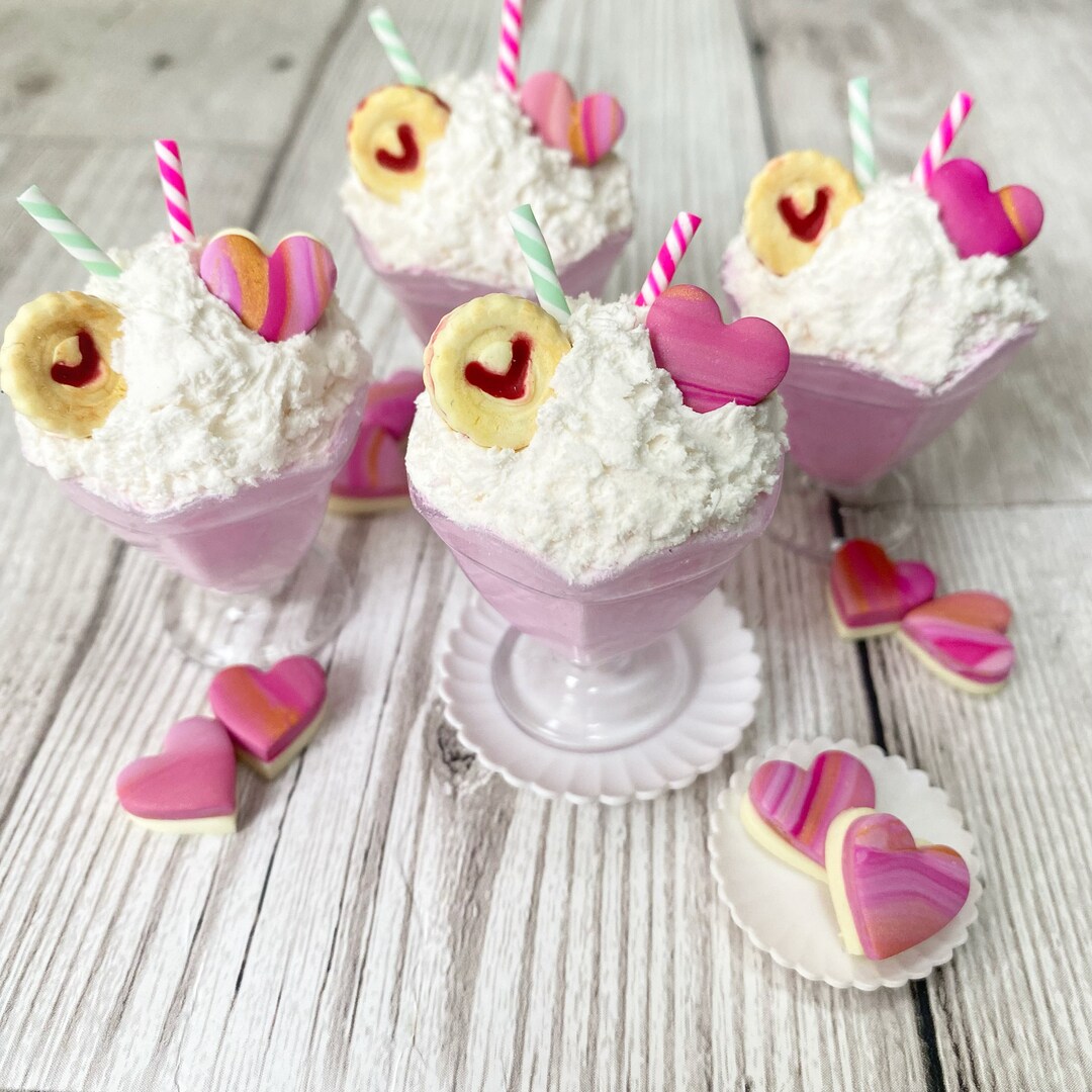 One Large Miniature Milkshake With Biscuits - Etsy