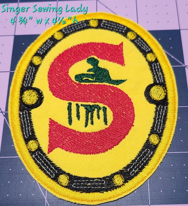Singer Sewing Lady Emblem - Etsy