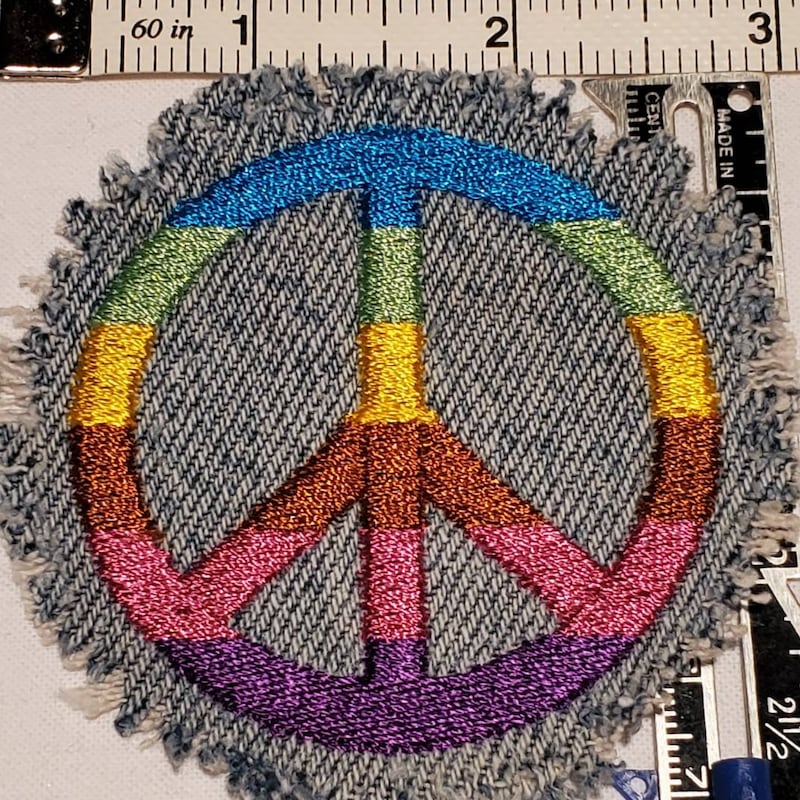 Peace Sign Patch - Etsy