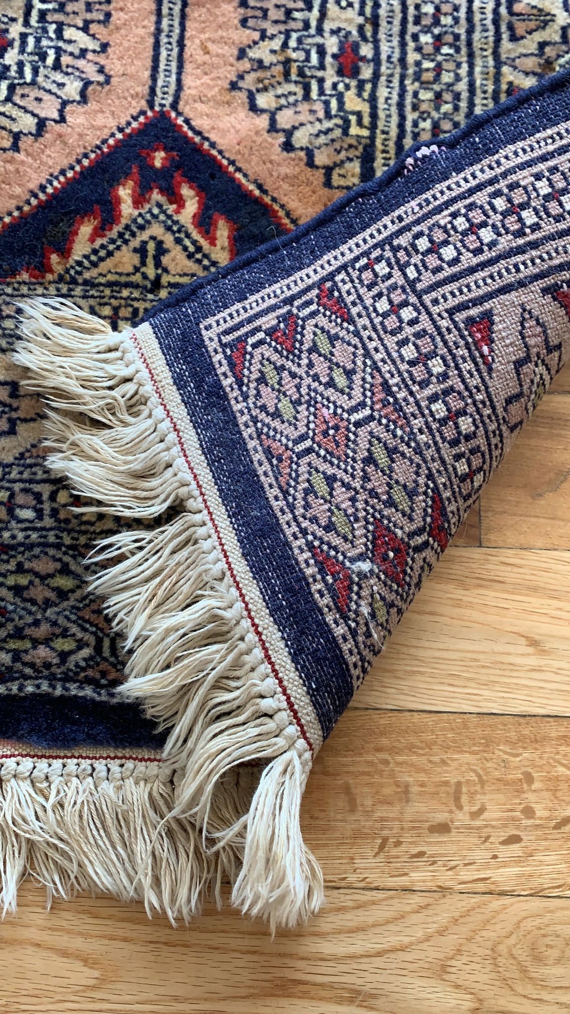 4x2.5 Pink Persian Rug Distressed Rug Vintage Rug Romantic - Etsy