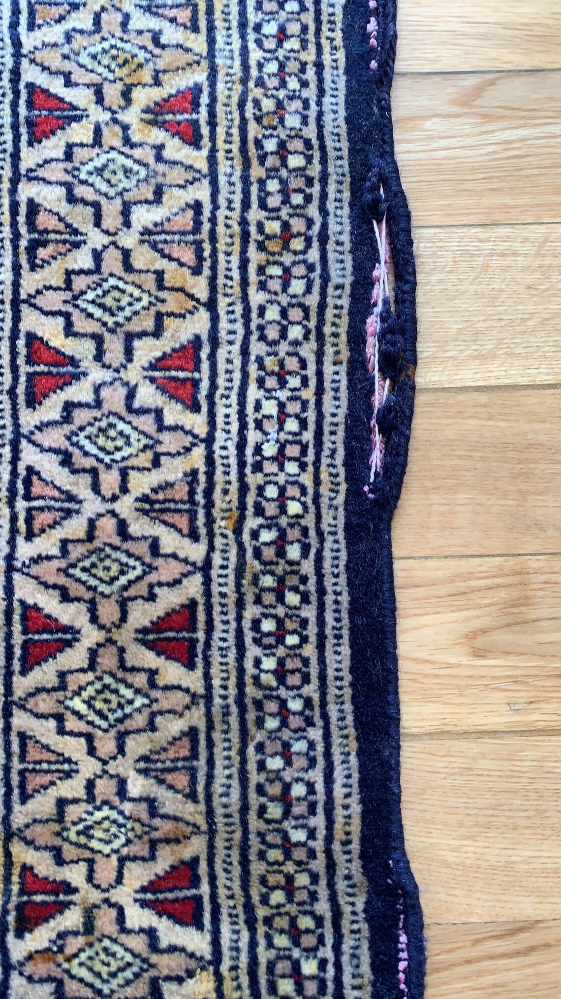 4x2.5 Pink Persian Rug Distressed Rug Vintage Rug Romantic - Etsy