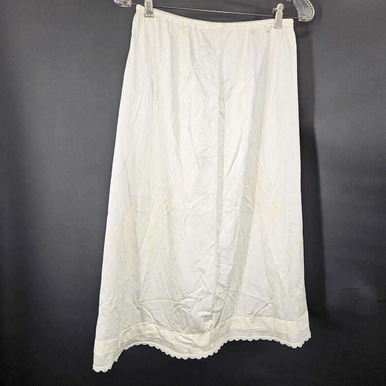Vintage Warner's Perfect Measure Half Slip Womens Large White Nylon ...