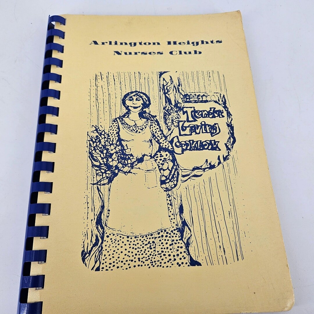 Vint 1980s Recipe Cookbook Nurse Club Arlington Heights Illinois ...