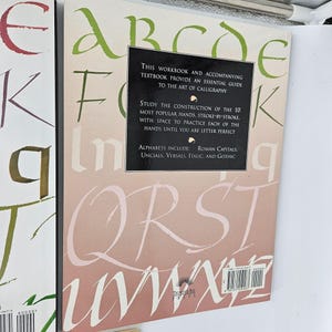 Calligraphy Hand Lettering Brush Typography Writing Book Companion Work ...