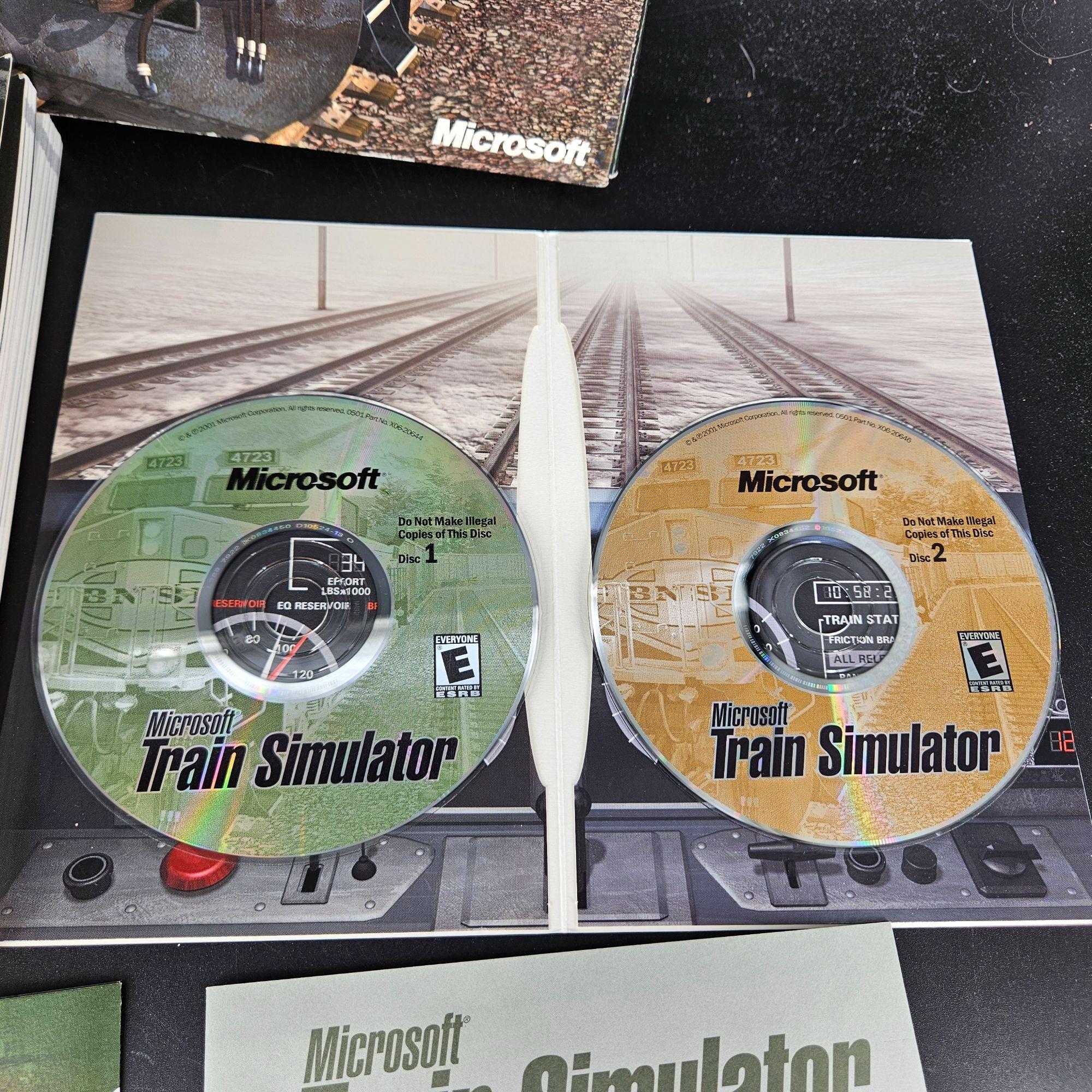 Microsoft Train Simulator 2001 PC CD Pilot Handbook Windows Locomotive Computer - Etsy