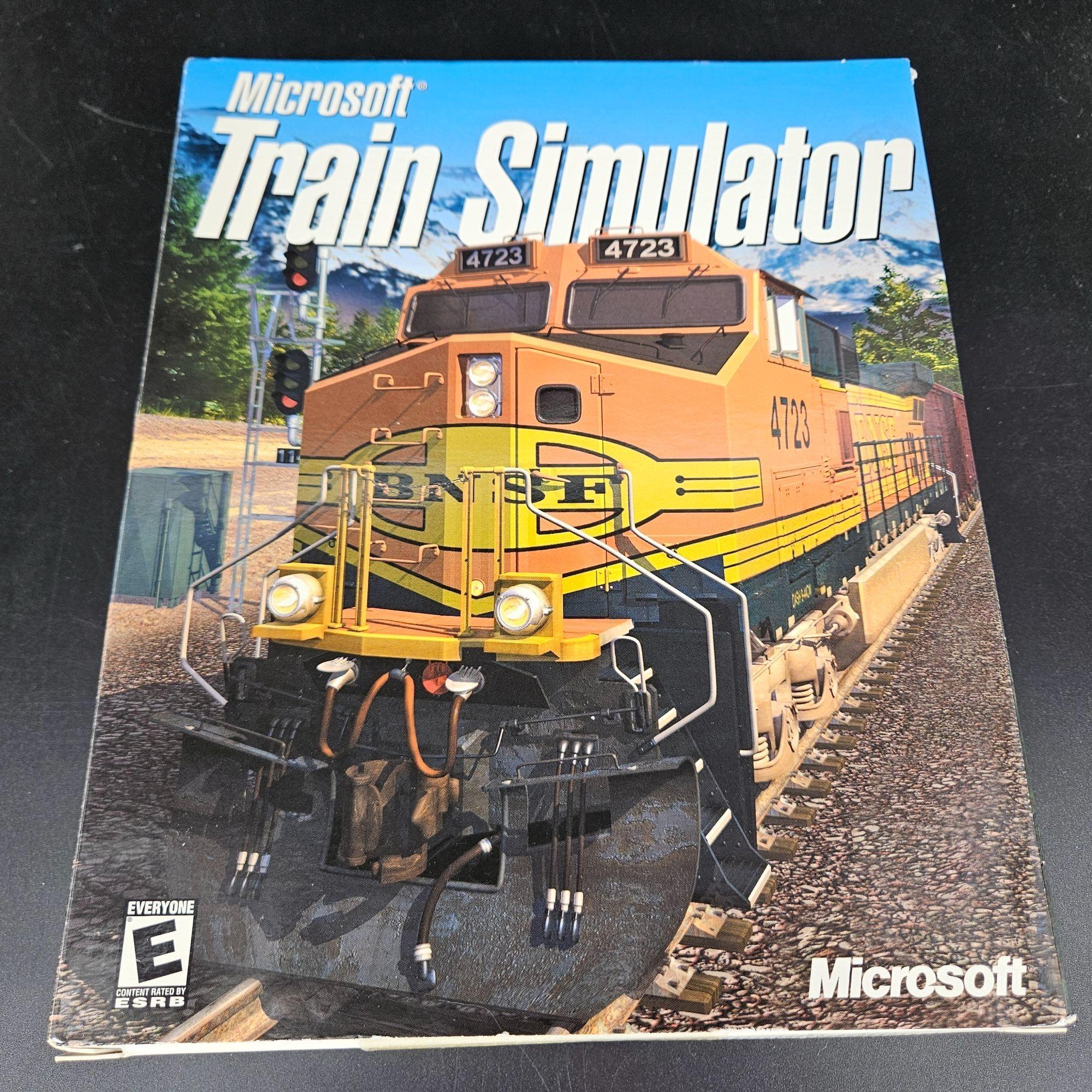 Microsoft Train Simulator 2001 PC CD Pilot Handbook Windows Locomotive ...