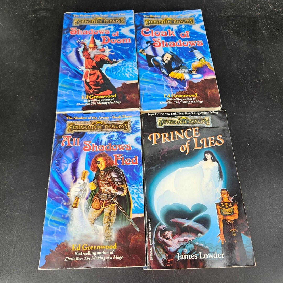 Forgotten Realm Avatar Trilogy 1 2 3 Fantasy Dungeon Dragon Paperback ...