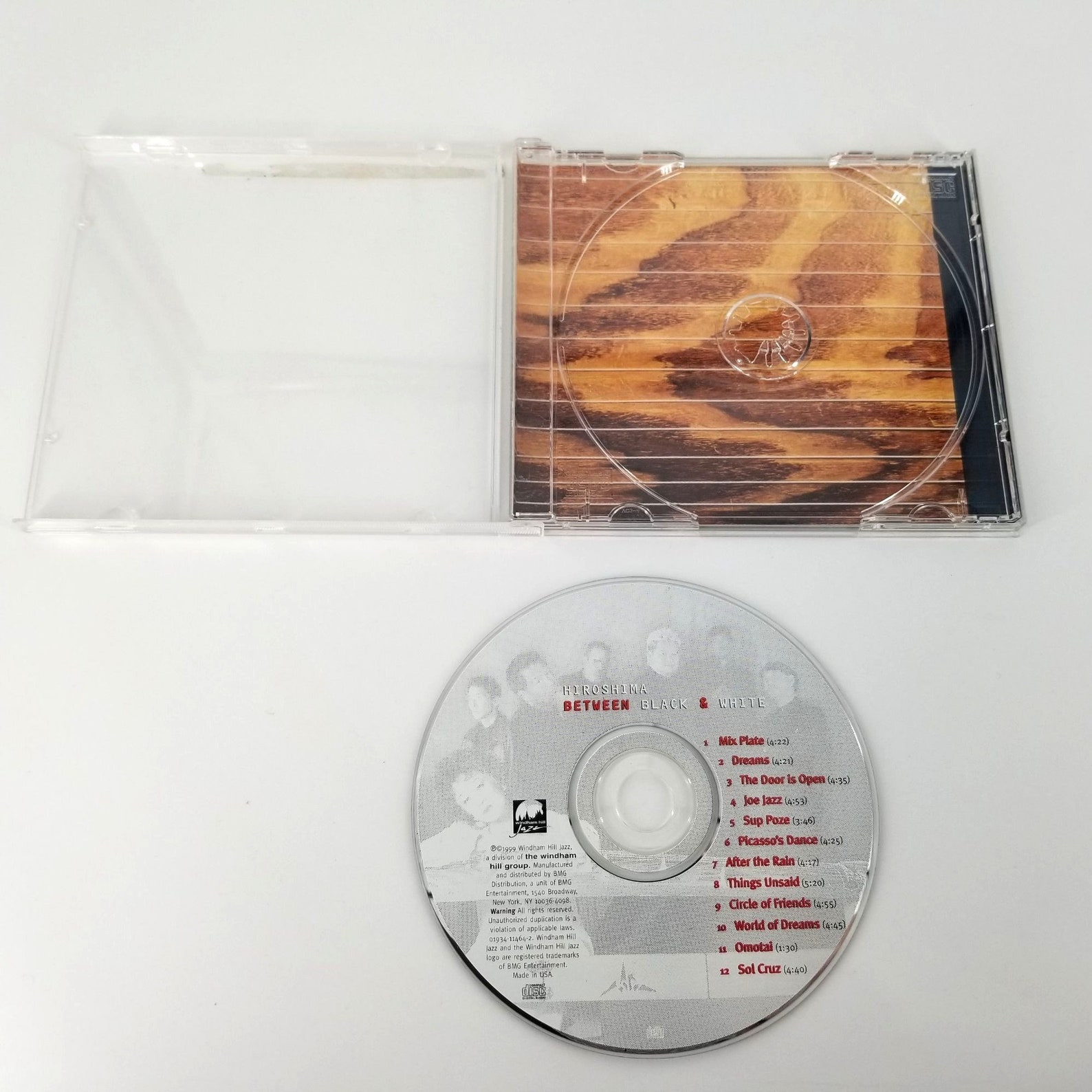 Hiroshima Music CD Between Black and White 1999 R&B American Japanese ...