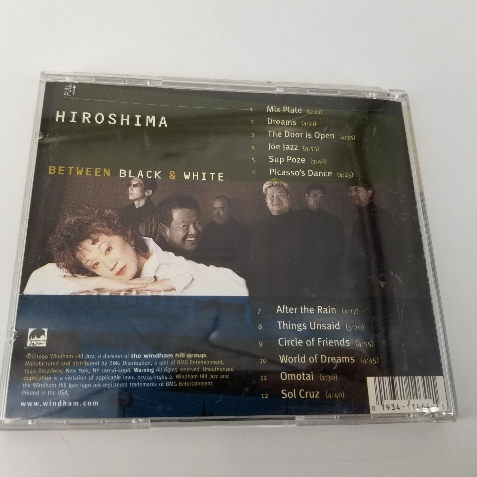 Hiroshima Music CD Between Black and White 1999 R&B American Japanese ...