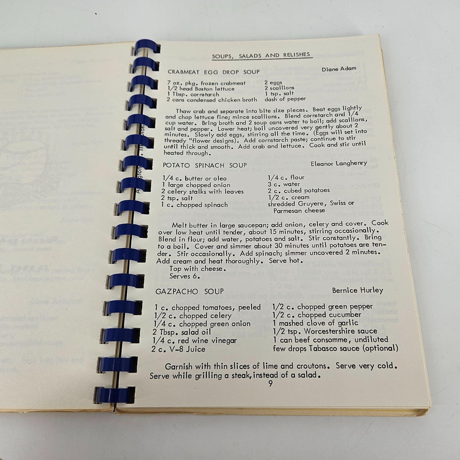 Vint 1980s Recipe Cookbook Nurse Club Arlington Heights Illinois ...