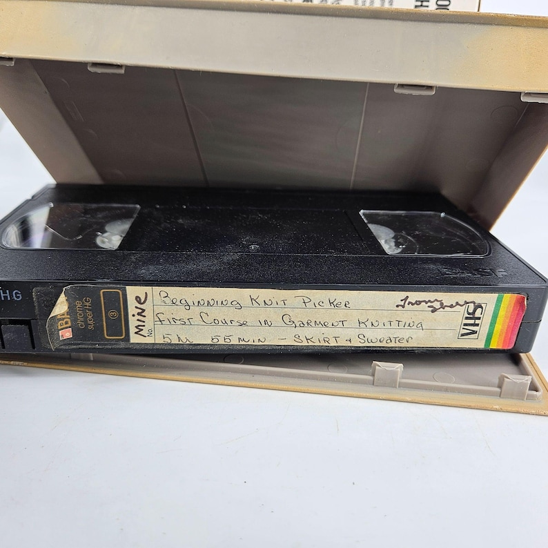 Vintage VHS VCR Video Prerecorded Movies Shows Ads Blank Tape Cleaner ...