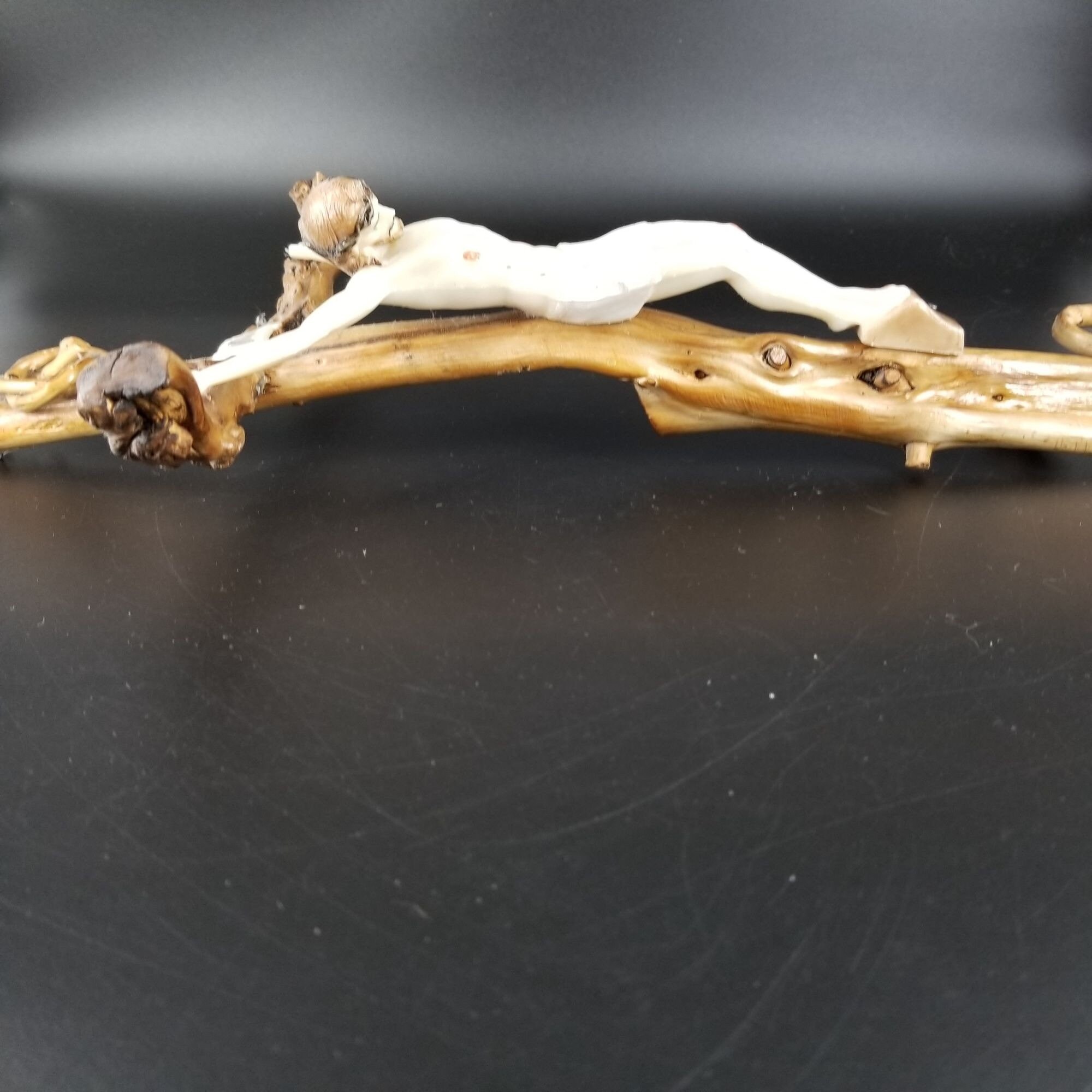 Handmade Wood Wall Cross Crucifix Stick Twig Plastic Jesus God - Etsy