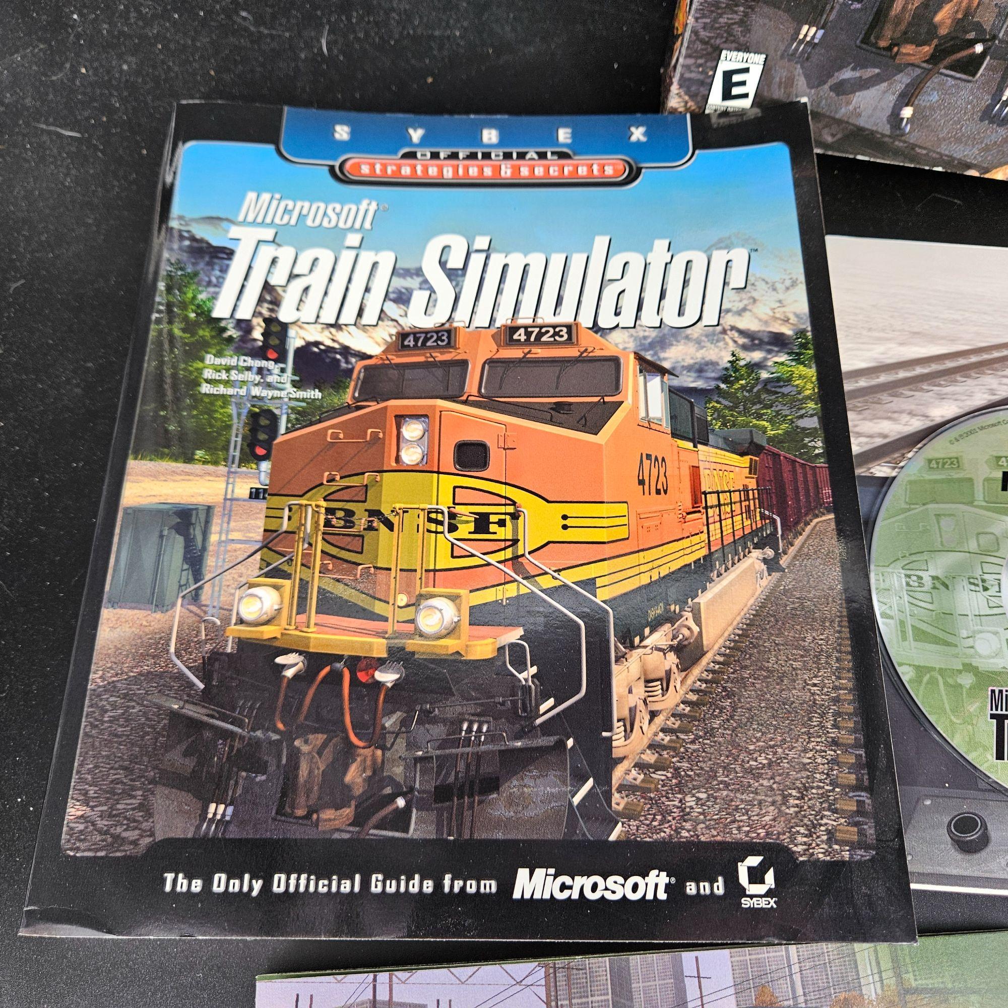 Microsoft Train Simulator 2001 PC CD Pilot Handbook Windows Locomotive ...
